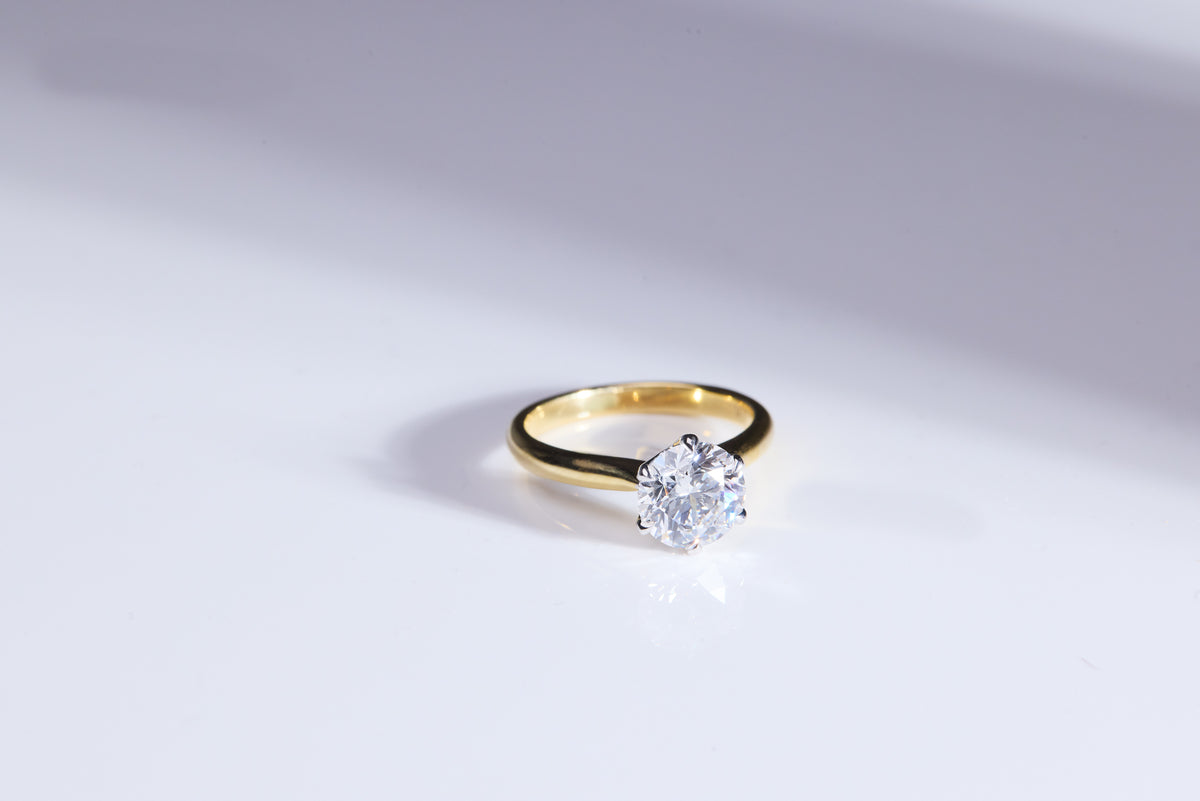 1.00ct Classic Solitaire in 18ct Gold – Fifth Avenue Diamond Experts
